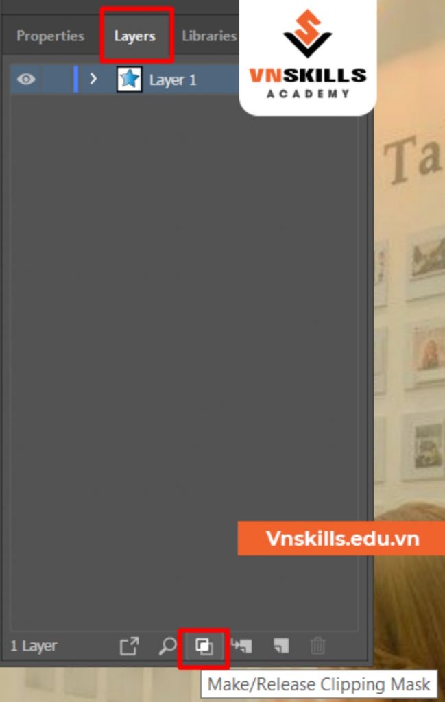 Hướng dẫn toàn diện về Clipping Mask trong Illustrator - Vnskills Academy