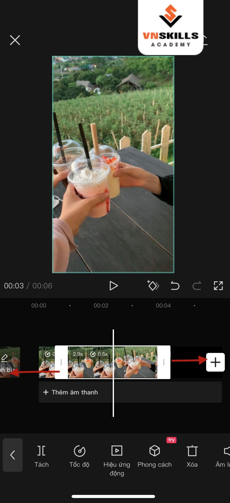 Hướng dẫn edit video CapCut cực dễ - ai cũng có thể làm được - Vnskills Academy